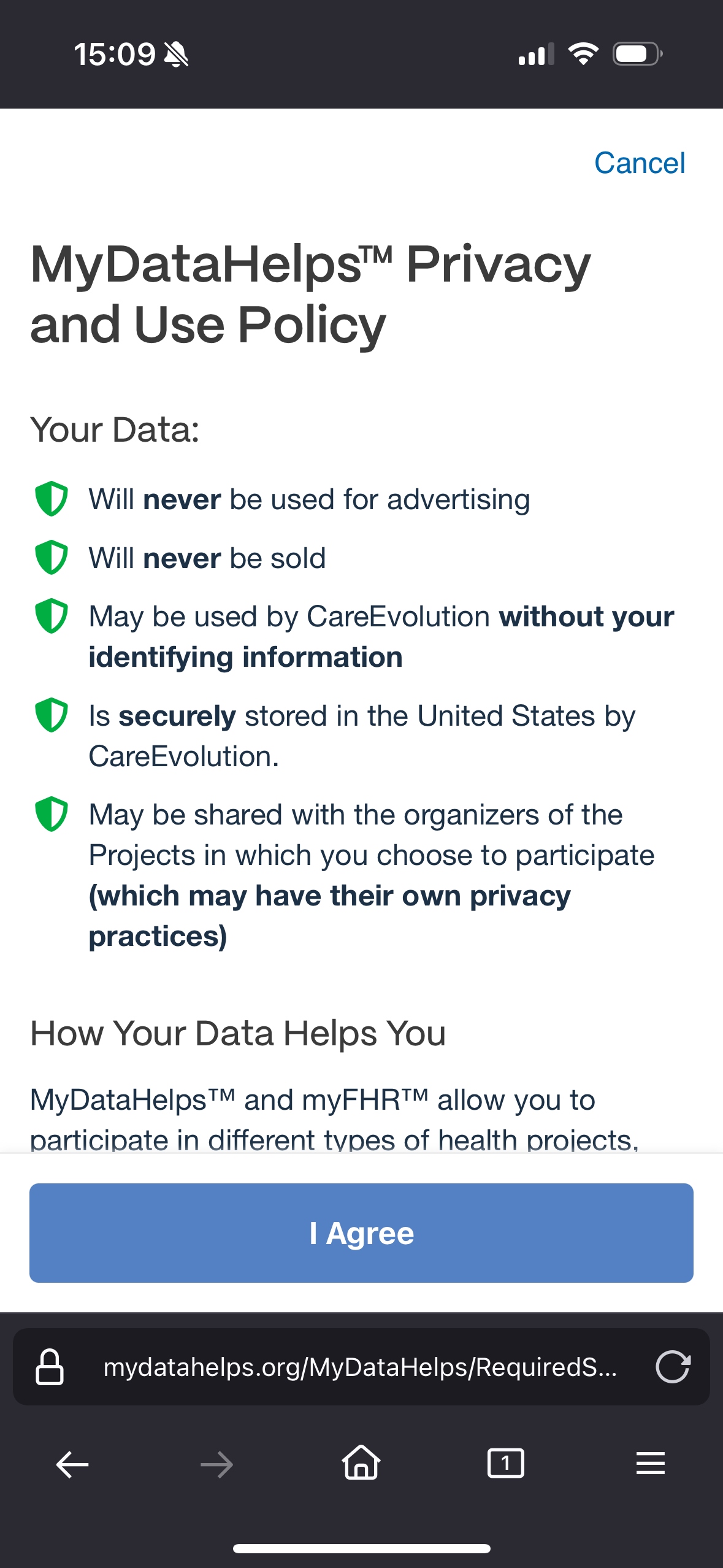Creating a MyDataHelps account – MyDataHelps