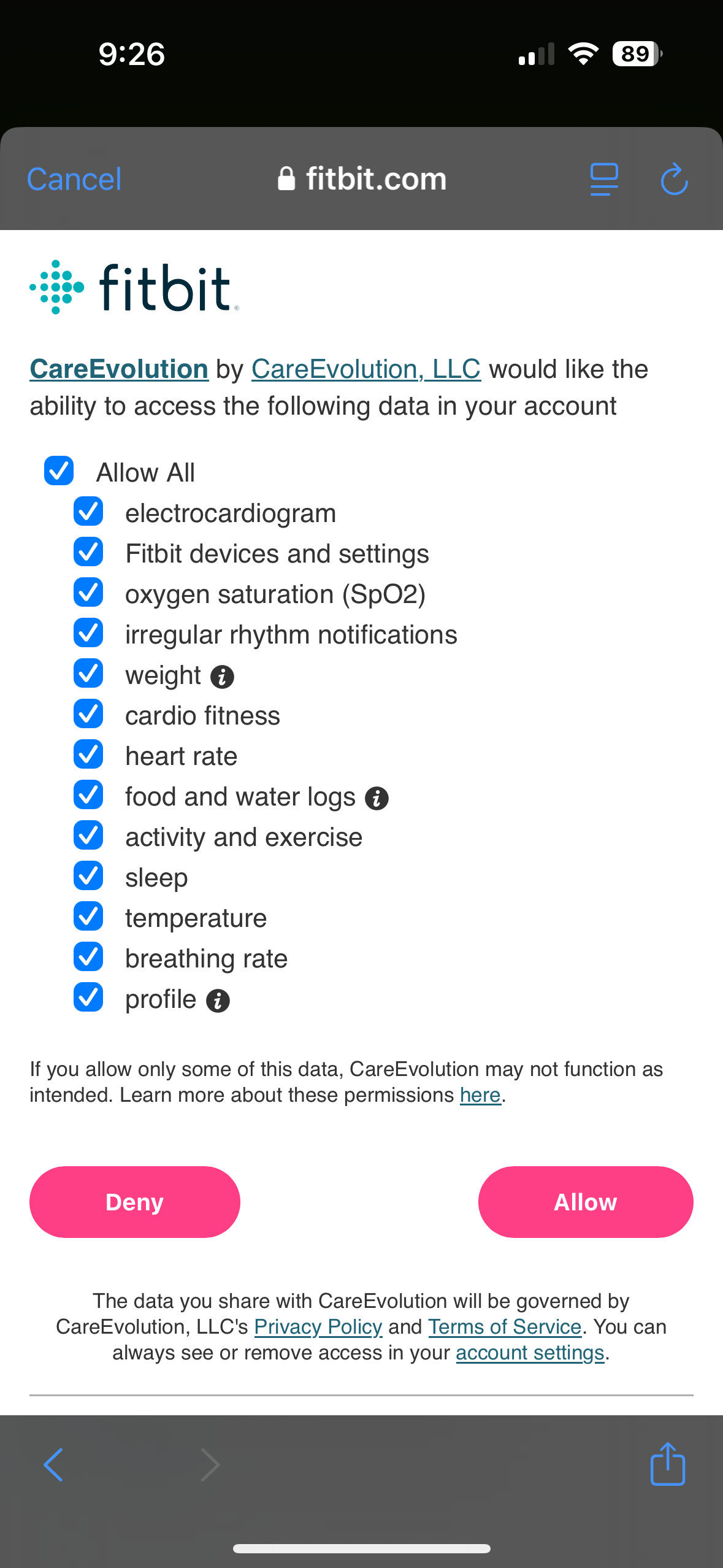 Troubleshooting Fitbit connection issues – MyDataHelps