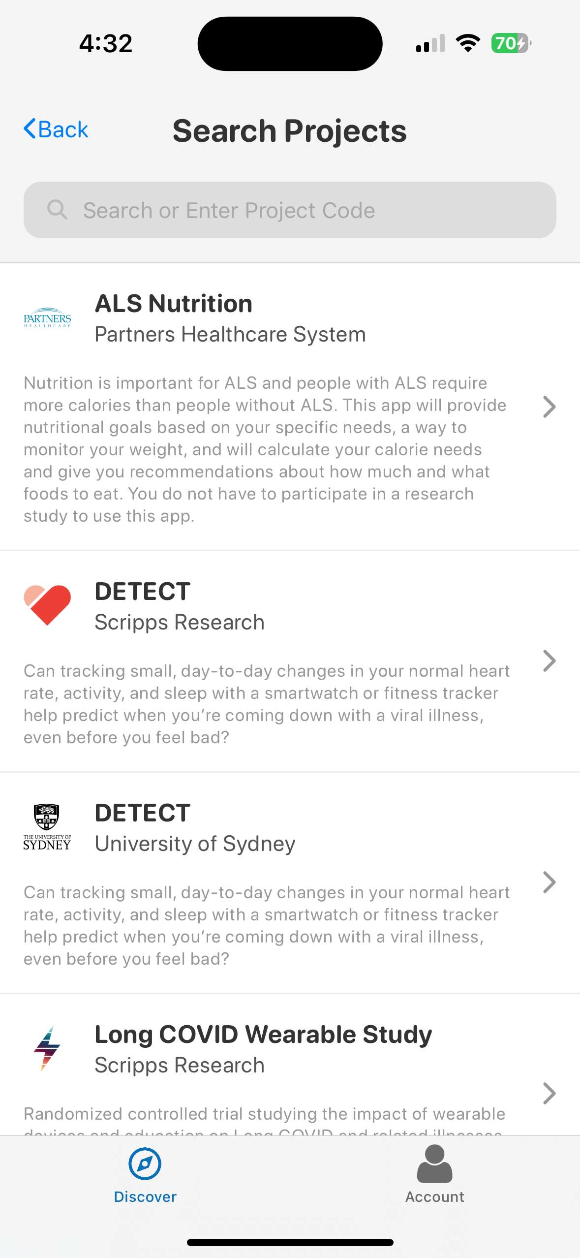 Getting started on the MyDataHelps app – MyDataHelps